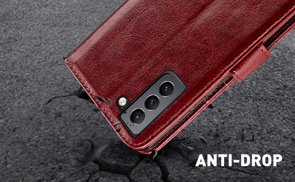 Amazon.com: MONASAY Wallet Case Compatible for Galaxy S21 5G, 6.2 inch,[Screen Protector ...