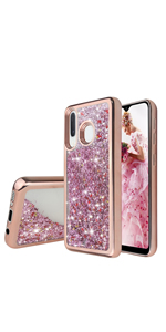 Amazon.com: TJS Phone Case Compatible with Samsung Galaxy A50/Galaxy A30/Galaxy A20, [Tempered ...