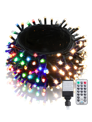 BlcTec Christmas Lights 300 LED 108FT Color Changing Christmas Tree ...