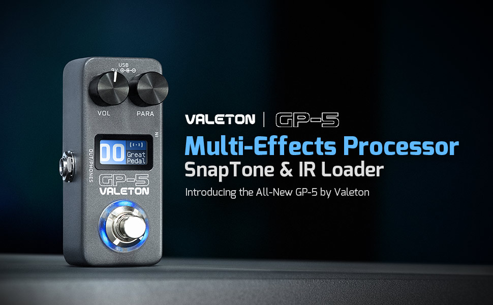 Amazon.com: Valeton GP-5 Super Compact Multi-Effects Processor & NAM/IR Loader Pedal(Incl 1PCS ...