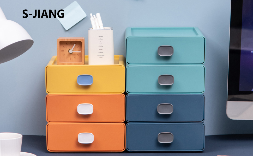 Amazon.com: Stackable Storage Drawers, Desktop Stacking Drawers ...