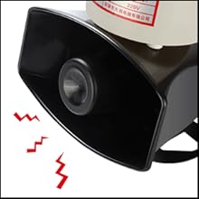 Amazon.com: Saladulce 24V Industrial Alarm Siren, 115dB Siren with ...