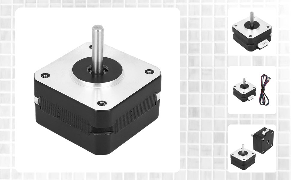 Amazon.com: 17HS4023 Stepper Motor, 0.7A 12V Nema 17 Stepper Motor 4 Cable Eletrical Supplies ...