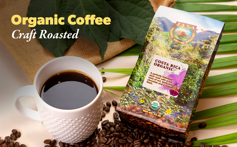 Amazon.com : Java Planet, Organic Coffee Beans, Costa Rica Single ...