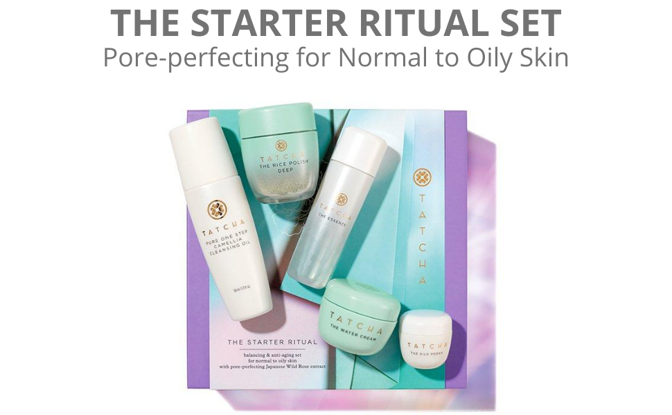 Amazon.com: Tatcha The Starter Ritual Set - Balancing for Combo to Oily Skin: Includes Pure One ...
