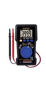 Amazon | CUSTOM (カスタム) デジタルマルチメータ 背面磁石つき M-03FBM | テスター | 産業・研究開発用品 通販