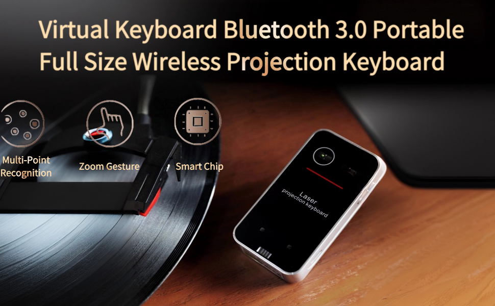 Amazon.com: Projection Keyboard and Mouse, Bluetooth Virtual Keyboard ...