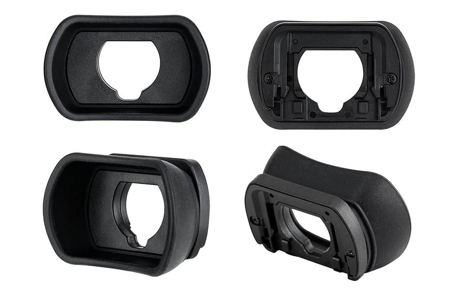 Amazon.com: JJC KIWIFOTOS Ergonomic Long Camera Eyecup for Fuji GFX100 GFX-50S X-T1 X-T2 X-T3 X ...