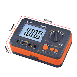 Amazon | Wiysond テストリード VICI VC480C+ デジタル ミリオームメータ マルチメータ (日本語取説書あり、ご連絡頂いて、別途で転送致します)3 1/2 4線式測定 ...