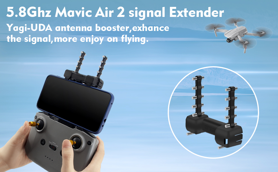 Amazon.com: FVW Yagi-UDA Remote Controller Antenna for DJI Mini 3 PRO/Mavic 3, 5.8Ghz Signal ...