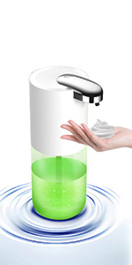 Amazon.com: Foyucool Automatic Foaming Soap Dispenser,12.8oz/380ml Rechargeable Touchless Hand ...