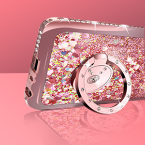 Amazon.com: Silverback Galaxy S10 Plus Case, Moving Liquid Holographic Sparkle Glitter Case with ...