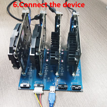 Amazon.com: PCI-E 1 to 4 PCI Express 16X Slots Riser Card Mining Modules PCI-e 1X to External 4 ...