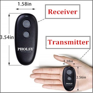 Amazon.com: PHOLSY Wireless Camera Shutter Remote Release Control Compatible with Canon EOS R RP ...