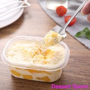 Amazon.com: Maydahui 6 PCS Shovel Shape Spoon and Fork 4.7 inch 18/10（304 ）Stainless Steel ...