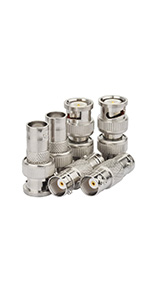 Amazon.com: Superbat BNC Adapter Kit BNC Male/Female to Male/Female RF Coax Coaxial Connector ...