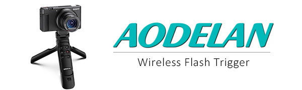 Amazon.com : AODELAN Wireless Shooting Grip Tripod with Remote Control for Vlogging, for Sony ZV ...