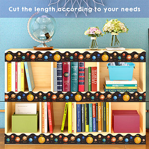 Amazon.com : Space Bulletin Board Border Outer Space Planet Borders for ...