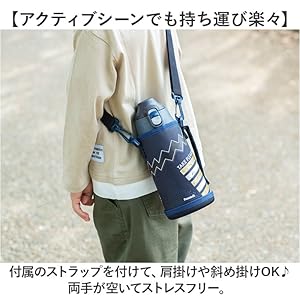 Amazon｜ピーコック魔法瓶工業(The-peacock) ピーコック 水筒 キッズ 小学生 800ml 女の子 子供 0.8L 保冷 直飲み 0.75L 保温 コップ飲み 2WAYタイプ ...