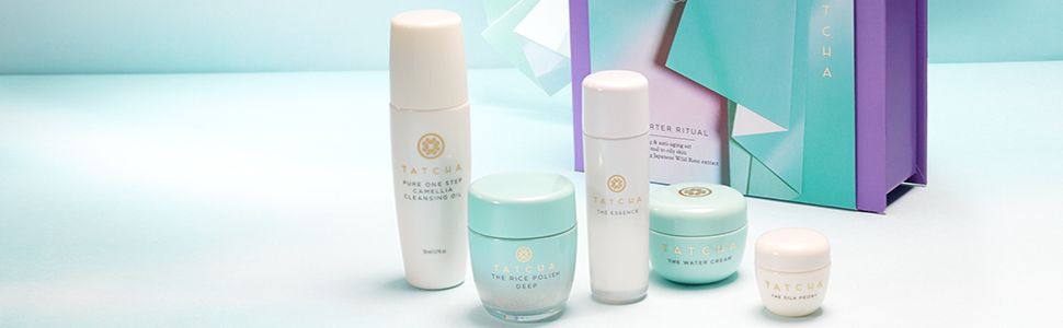 Amazon.com: Tatcha The Starter Ritual Set - Balancing for Combo to Oily Skin: Includes Pure One ...