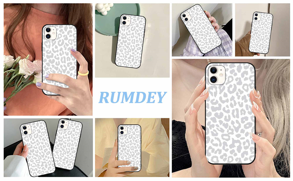 Amazon.com: RUMDEY 2 Pack Cute Cheetah Print for Apple iPhone 11 6.1 Inch Phone Case,Luxury ...