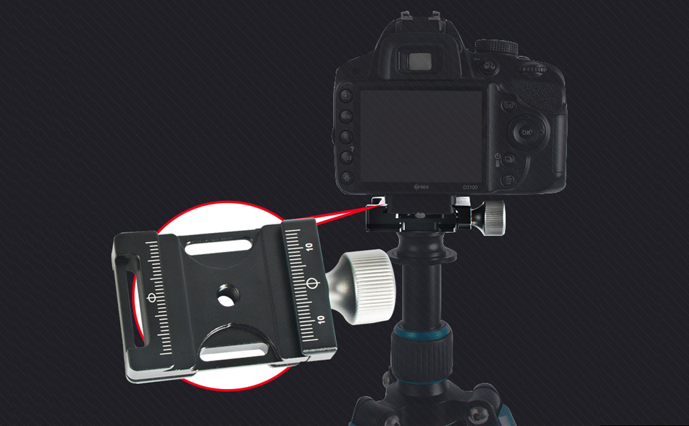 Amazon | VKESEN DC-38Q クイックリリースクランプArca-Swiss規格に準拠,アルミ スクリューノブクランプ クイックリリースクランプ,三脚マウン用 | VKESEN ...