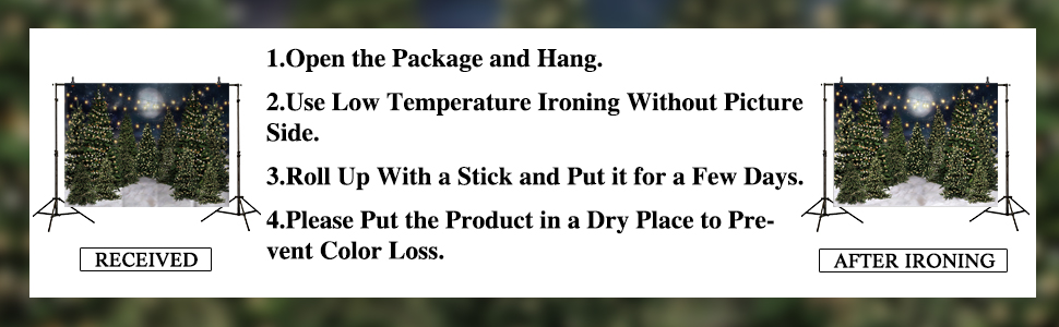 Amazon.com : Allenjoy 82" x 59" Christmas Forest Photography Backdrop ...