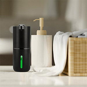 Amazon.com: Foyucool Automatic Liquid Soap Dispenser, 12.8oz/380ml Rechargeable Touchless Hand ...