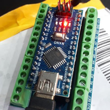 Aideepen 5pcs Nano Screw Terminal Adapter Shield Expansion Board Nano V3.0 AVR ATMEGA328P-AU ...