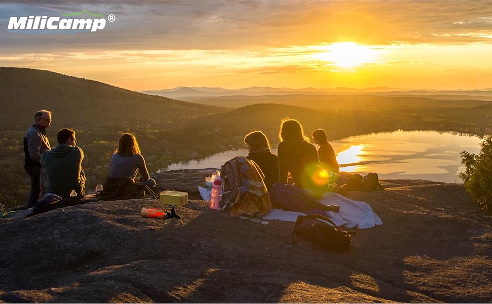 Amazon.co.jp: MiliCamp MR-250 メスティン4点セットキャンプ 飯ごう バリ取り済 アウトドア 自宅炊飯 防災対策 登山 調理器具 : スポーツ＆アウトドア