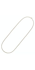 Amazon | [フェアリーカレット] K18 6面Wキヘイ 10g 50cm 中留め 検定入り 日本製 18金 ネックレス チェーン | ネックレス 通販