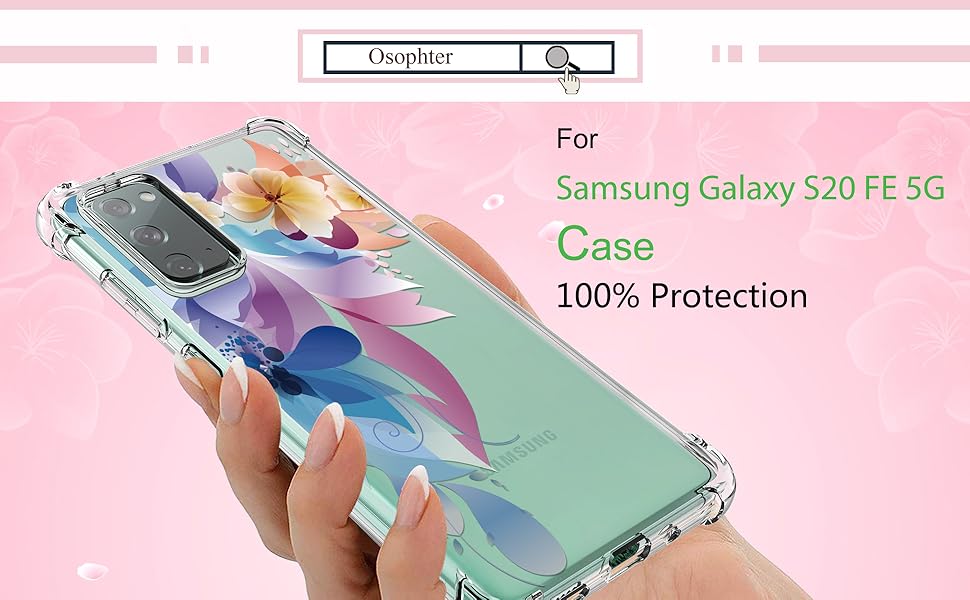 Amazon.com: Osophter for Galaxy S20 FE 5G Case Clear Transparent Reinforced Corners TPU Shock ...