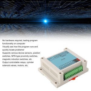 12-24VDC Programmable Logic Controller PLC Control Board 8 Inputs 7 ...