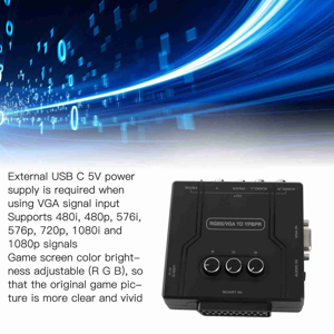 Amazon.com: RGBS VGA SCART to YPBPR Component Converter, Converter for ...