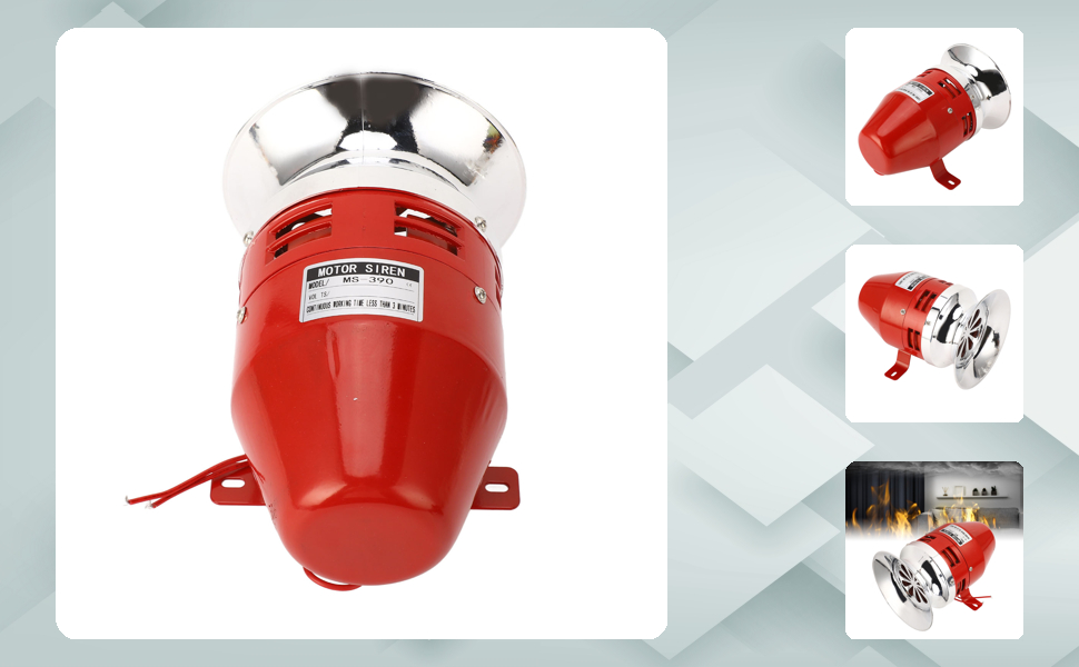 Amazon.com: Industrial Alarm Security Siren 130dB 40W Industrial Alarm ...