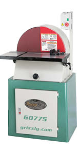 Grizzly Industrial G0702-12" Disc Sander with Brake - Multitool Accessories - Amazon.com