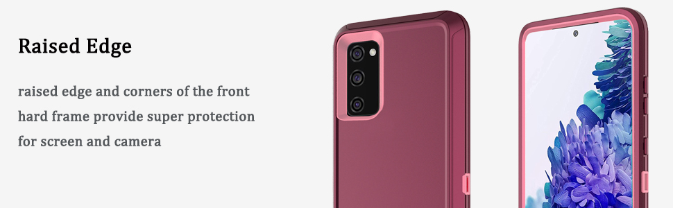 Amazon.com: Annymall Galaxy S20 FE Cover, with Screen Protector S20 FE 5G Phone Case Heavy Duty ...