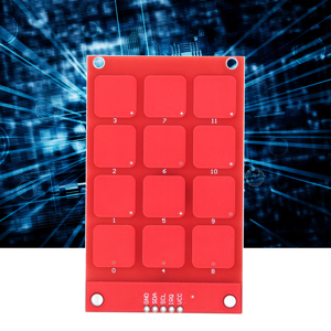 Amazon.com: Hyuduo MPR121 3.3V Capacitive Touch Keypad Sensor Keyboard 12 Buttons High Sensitive ...