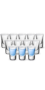 Amazon.com | Ruckae 12 Pack 2 OZ Shot Glasses Set Clear Shot Glasses ...