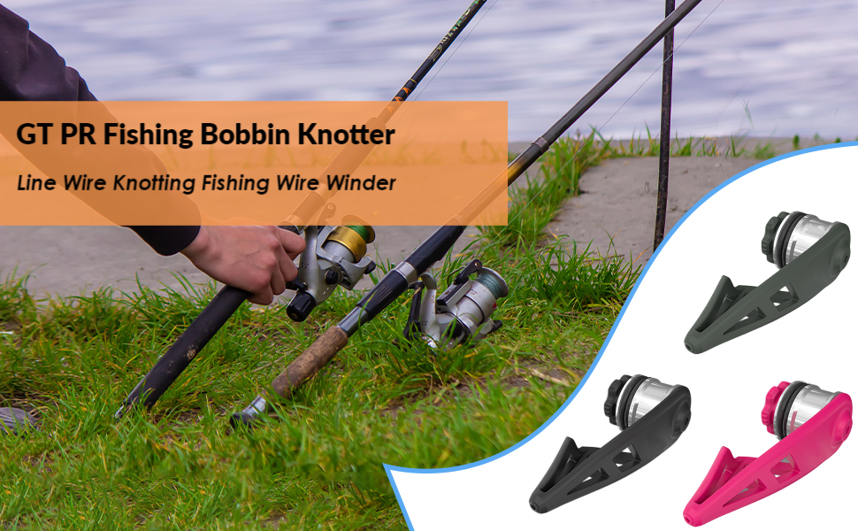 Amazon.com : Amagogo Fishing Bobbin Knotter Line Wire Knotting Knot Tying Tool Braided Wire ...