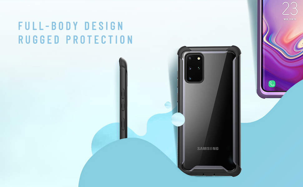 Amazon.com: i-Blason Ares Series Rugged Clear Protective Bumper Case for 6.7-Inch Samsung Galaxy ...