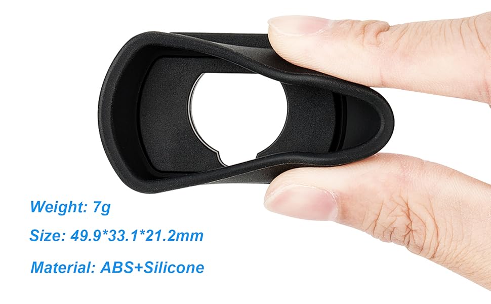 Amazon.com: JJC KIWIFOTOS Ergonomic Long Camera Eyecup for Fuji GFX100 GFX-50S X-T1 X-T2 X-T3 X ...