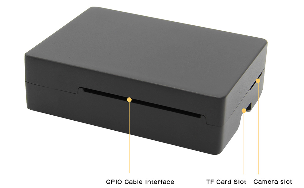 Geekworm Aluminum Case for Raspberry Pi 4, Passive Cooling Heavy Duty ...