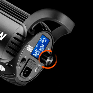 Godox SL-60W 5600K 60W Hochleistungs-LED-Videoleuchte mit Bowens-Halterung für Fotostudio ...