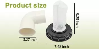 Amazon.com: EATAKWARD 345g DN150-165mm IBC Tote Cover with Nylon Filter for 275 Gallon Water ...