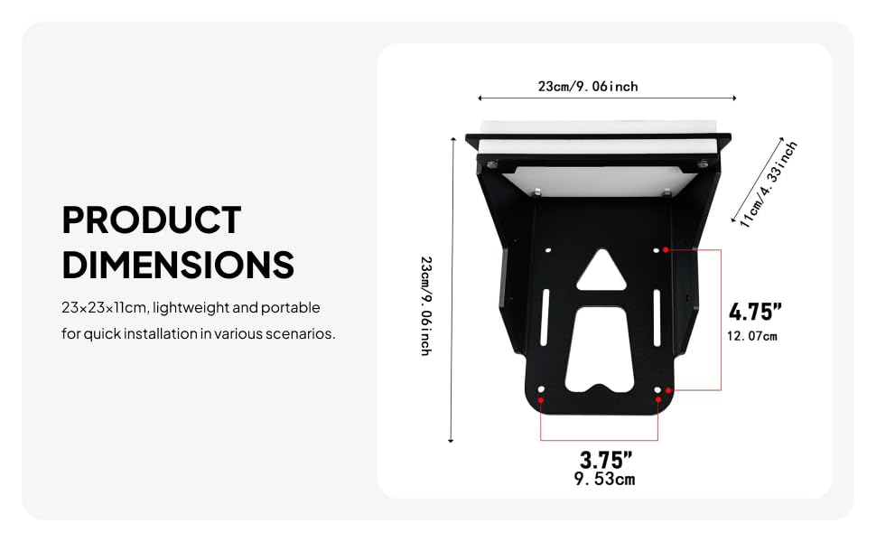 Trolling Motor Mount for Kayak Accessories Holder, Easy Installation with Bracket Transom ...