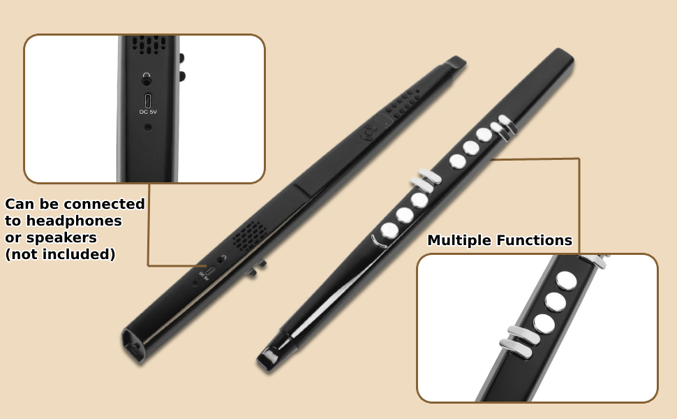 Amazon.com: Electric Wind Instrument, Electric Blowpipe 13 Tones ...