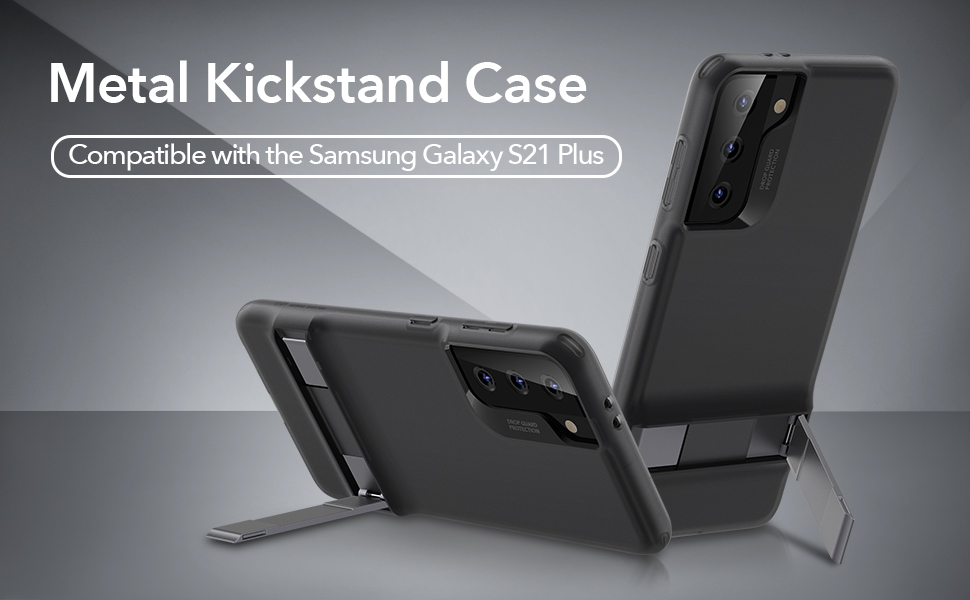 Amazon.com: ESR for Samsung Galaxy S21 Plus Phone Case, 3 Stand Modes Kickstand for S21+ Cover ...