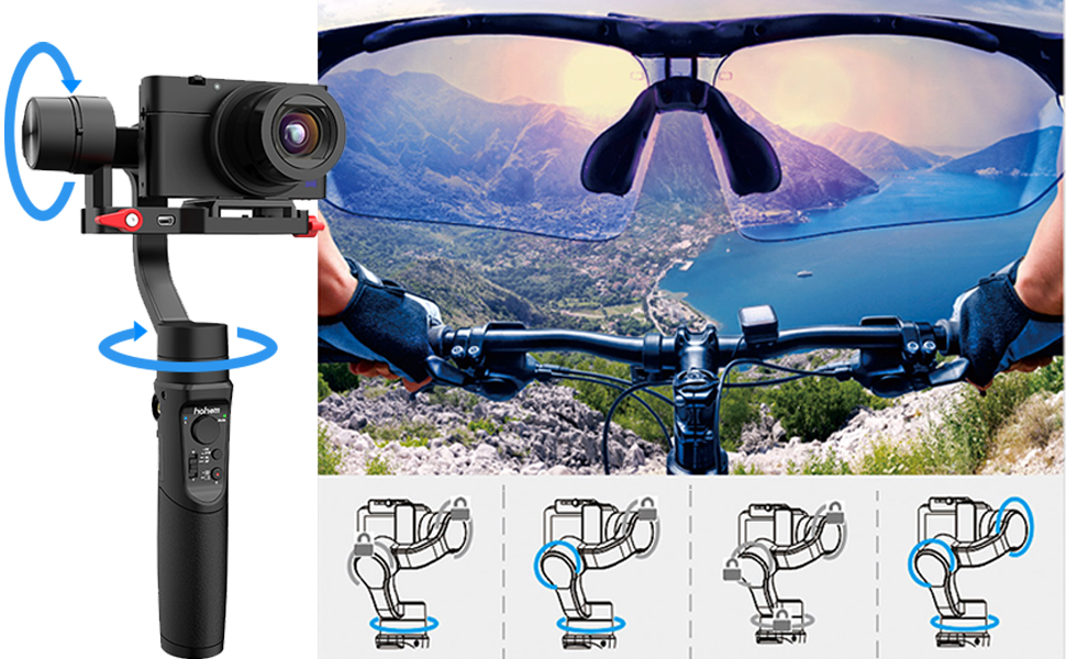 Amazon.com: Hohem iSteady Multi 3-Axis Handheld Gimbal Stabilizer for ...