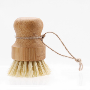 Amazon.com: SUBEKYU Bubble Up Bamboo Dish Brush Set with Soap Holder ...